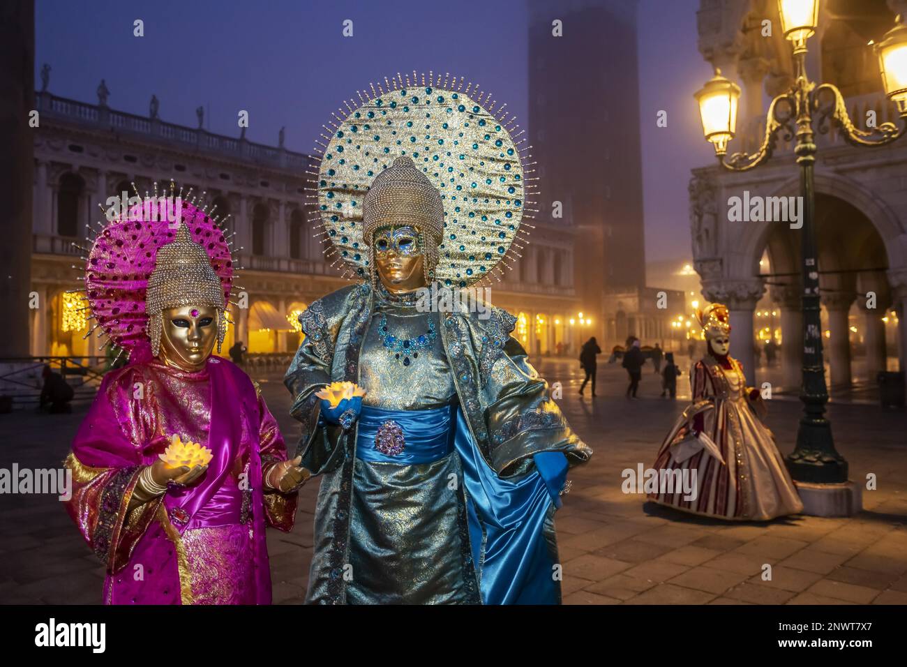 Carnevale di Venezia, elaborate masks and imaginative costumes can be ...