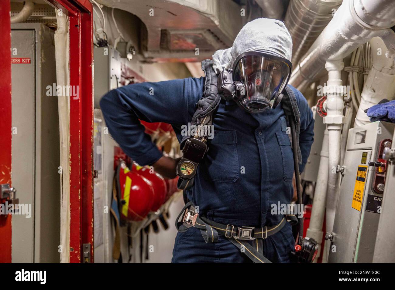 BALTIC SEA (Jan. 18, 2023) Logistics Specialist 2nd Class Courtney ...