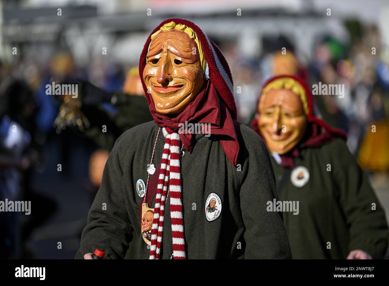 Narrenzunft Kibbl Schisser from Renchen at the Great Carnival Parade ...