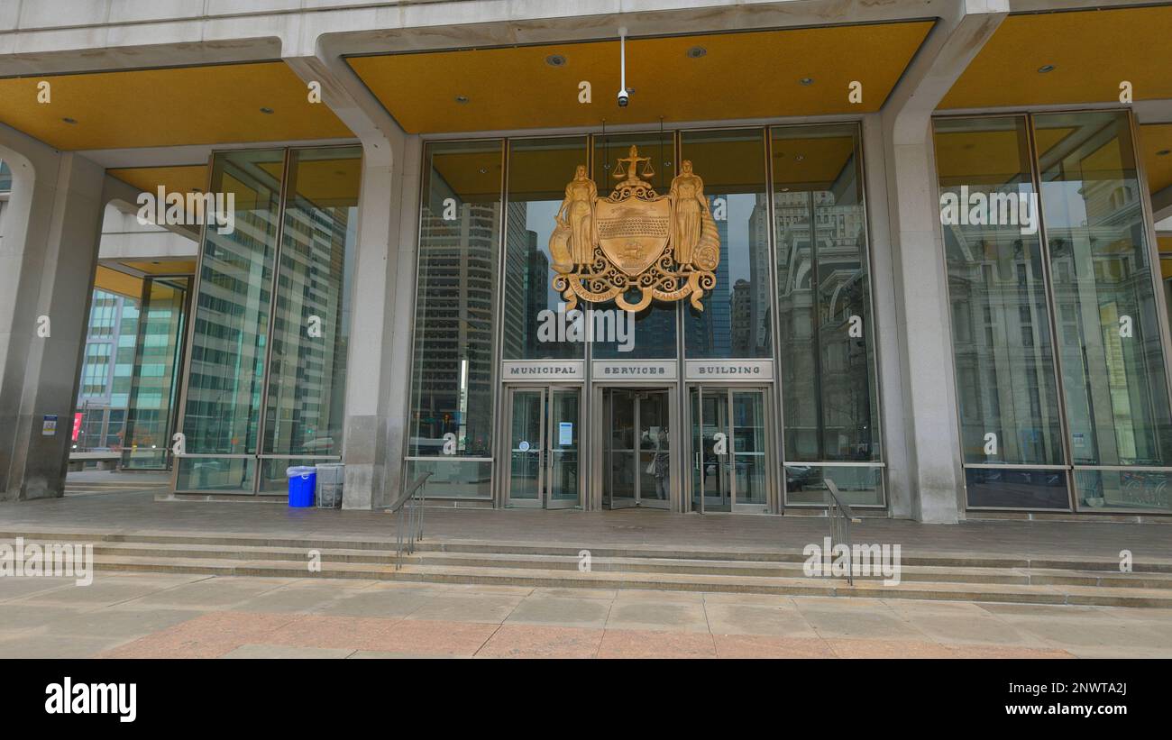 Philadelphia municipal services building hi-res stock photography and ...