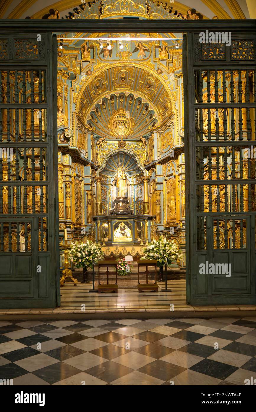 Basilica Metropolitan Cathedral of Lima, Chapel of our Lady of ...