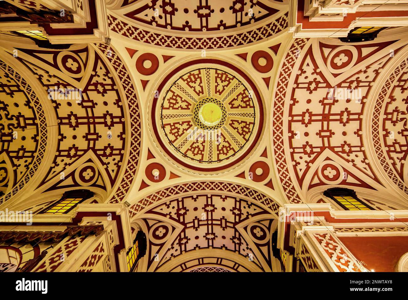 Basilica and Convent of San Francisco of Lima, Ceiling, Lima, Peru ...