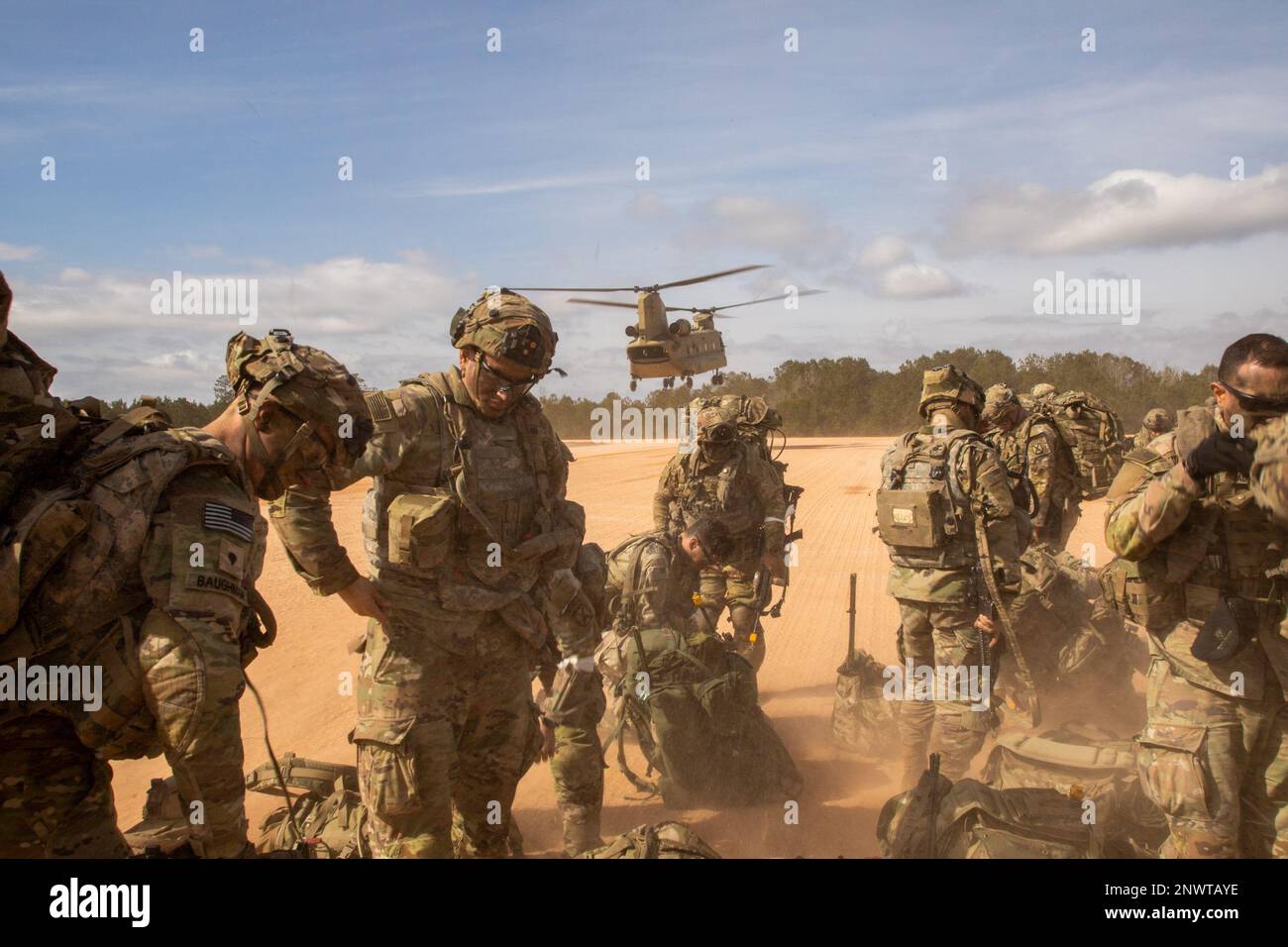 Soldiers from the 2nd Brigade Combat Team, 10th Mountain Division, turn ...