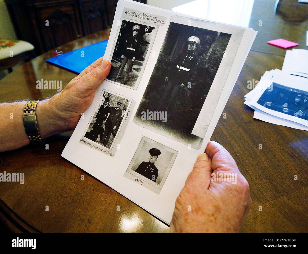 In this Thursday, Aug. 16, 2017 photo, Robert J. Holmes, nephew to ...