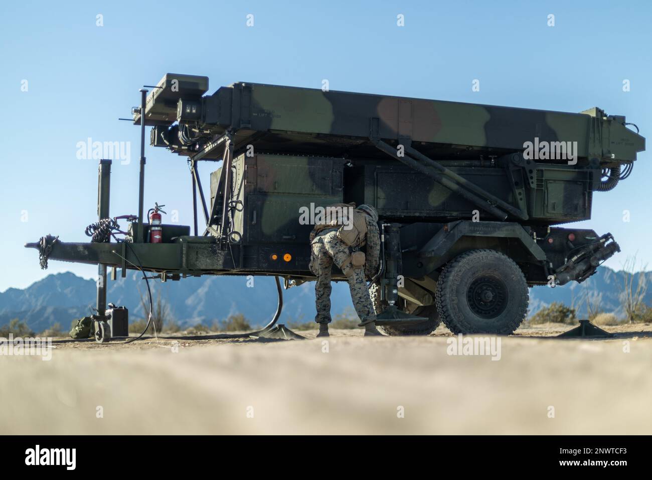 U.S. Marine Corps Lance Cpl. Jesse Jay, an aviation radar technician ...