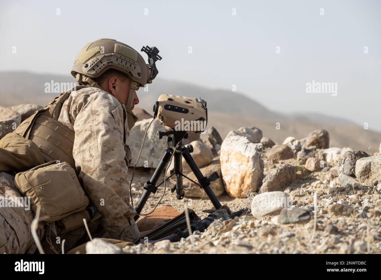 U.S. Marine Corps Lance Cpl. Christopher Jorge, a fire support Marine ...