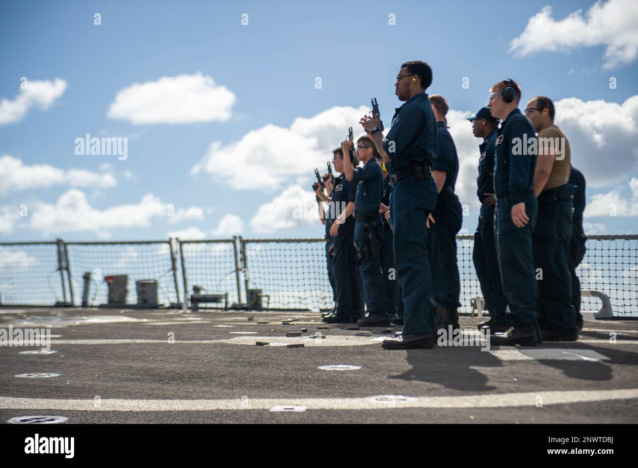 230122-N-NH267-1775 PACIFIC OCEAN (Jan. 22, 2023) U.S. Navy Sailors ...