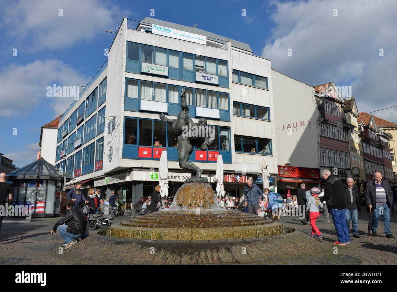 Ringerbrunnen, Schuhstrasse, Sack, Brunswick, Lower Saxony, Germany ...
