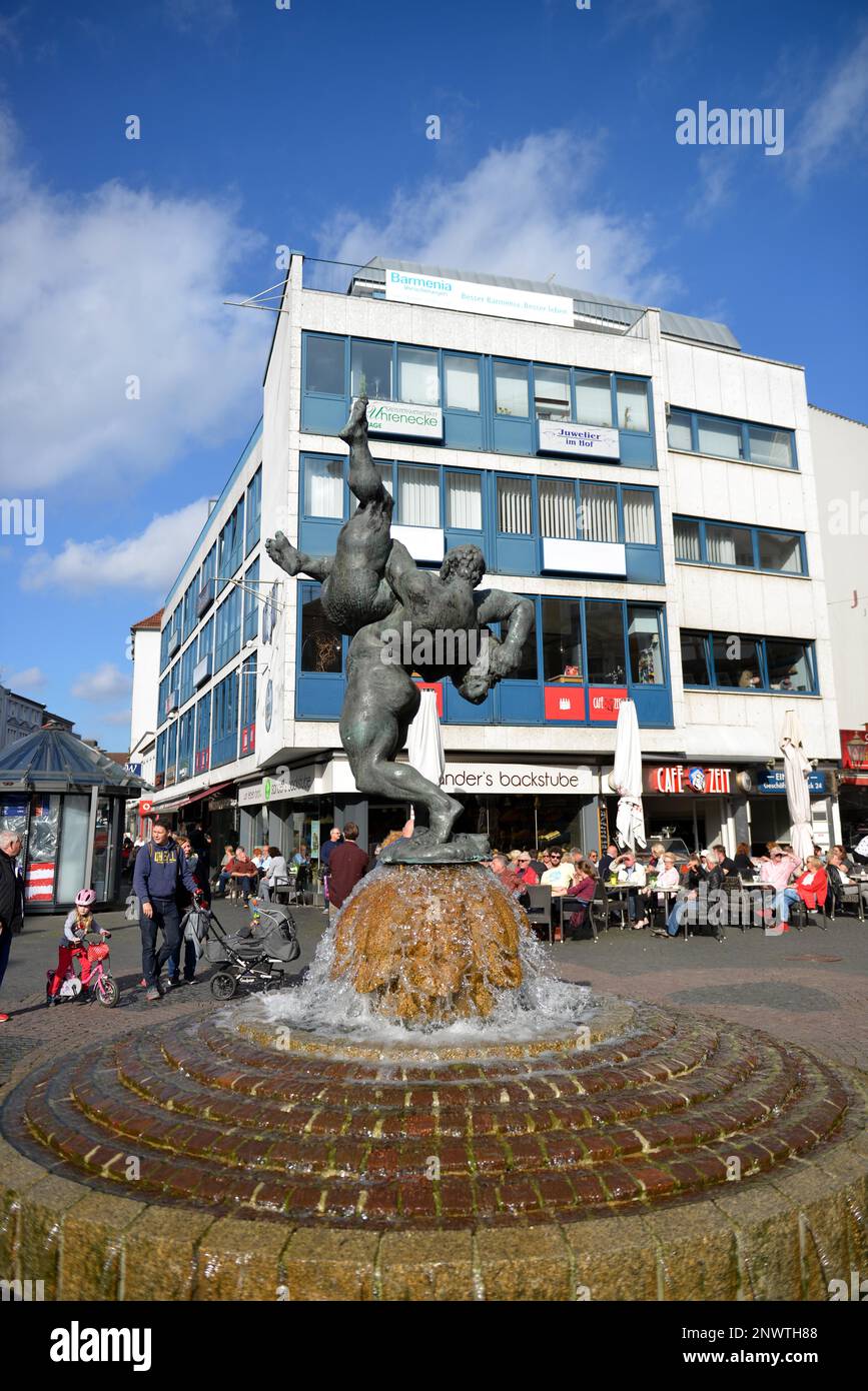 Ringerbrunnen, Schuhstrasse, Sack, Brunswick, Lower Saxony, Germany ...