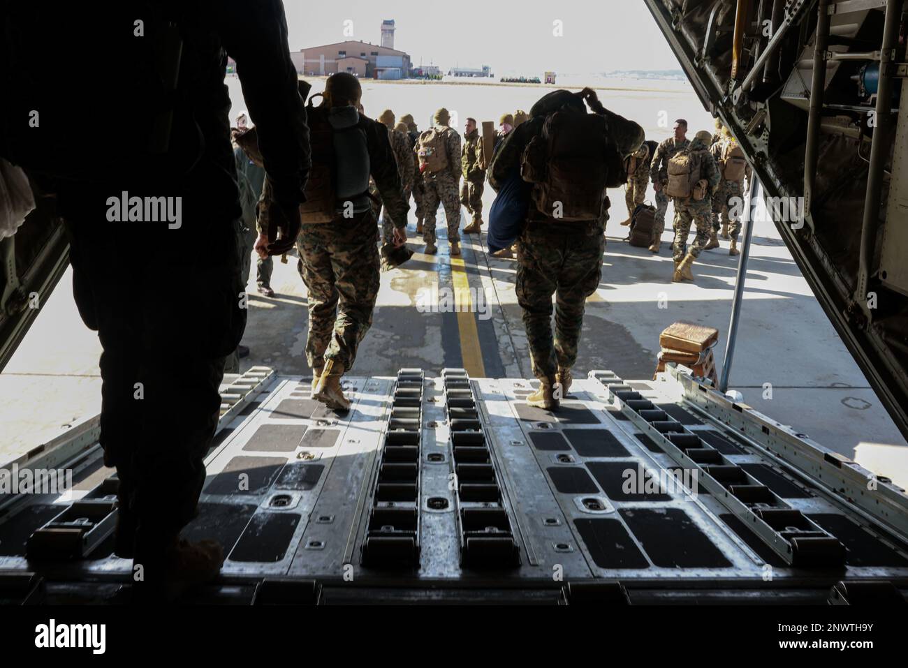 U.S. Marines with III Marine Expeditionary Force Support Battalion, III ...