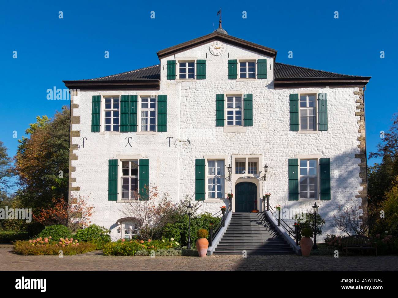 Proebsting moated castle, manor house, former knight's estate, Borken ...