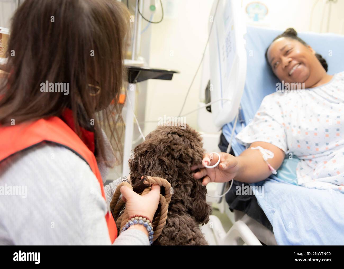 An inpatient at Landstuhl Regional Medical Center’s Medical-Surgical ...