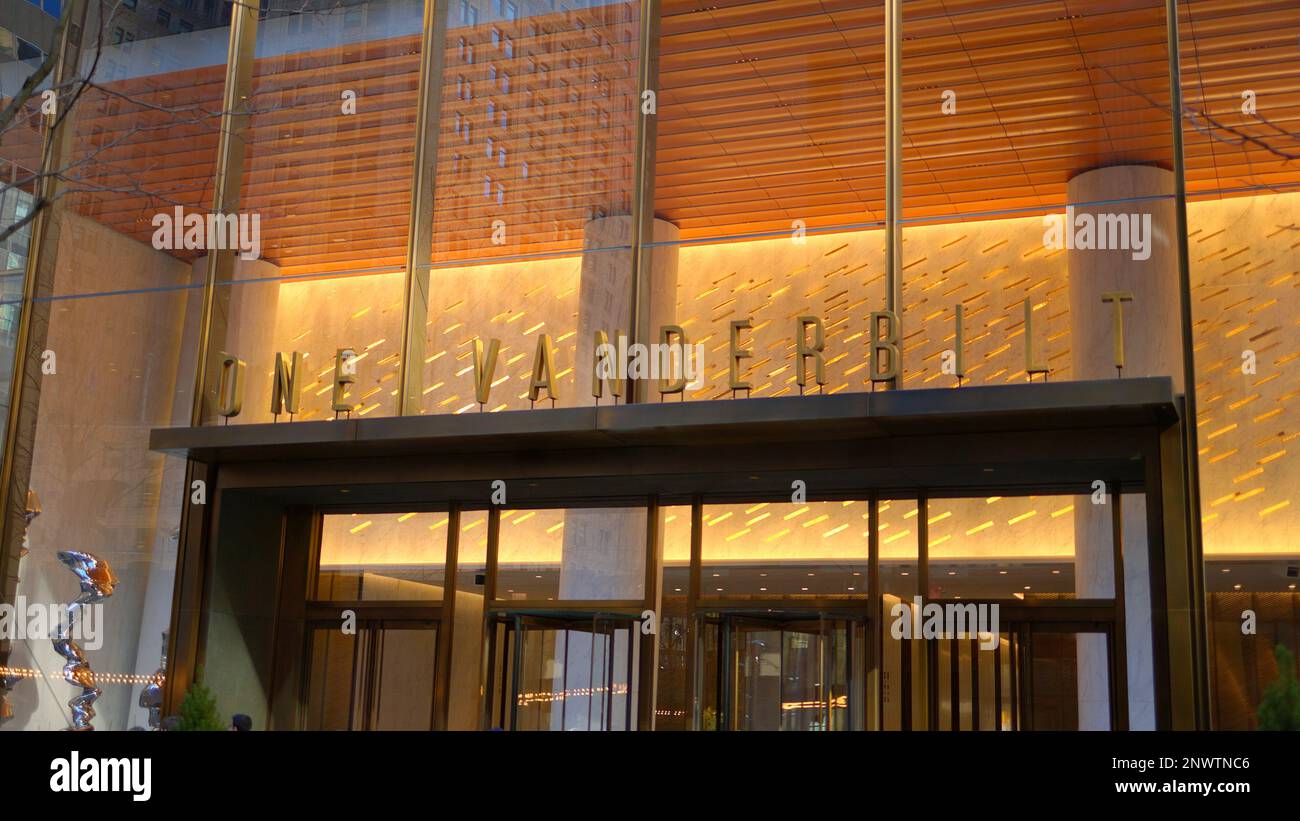 One Vanderbilt Building in Manhattan - NEW YORK, USA - FEBRUARY 14 ...