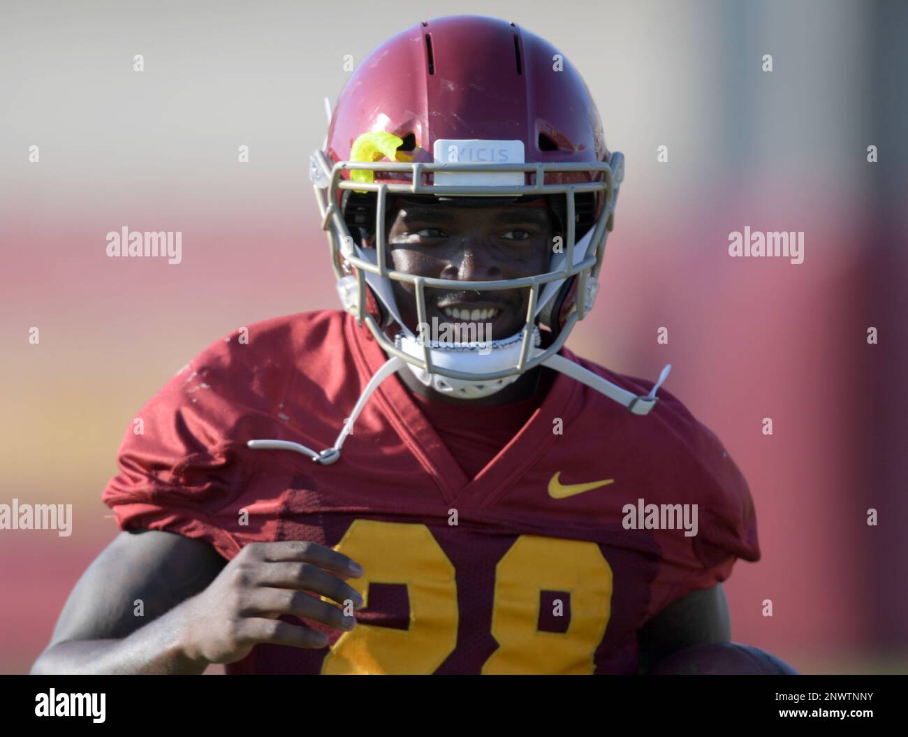 Southern California Trojans tailback Aca'Cedric Ware (28) during ...