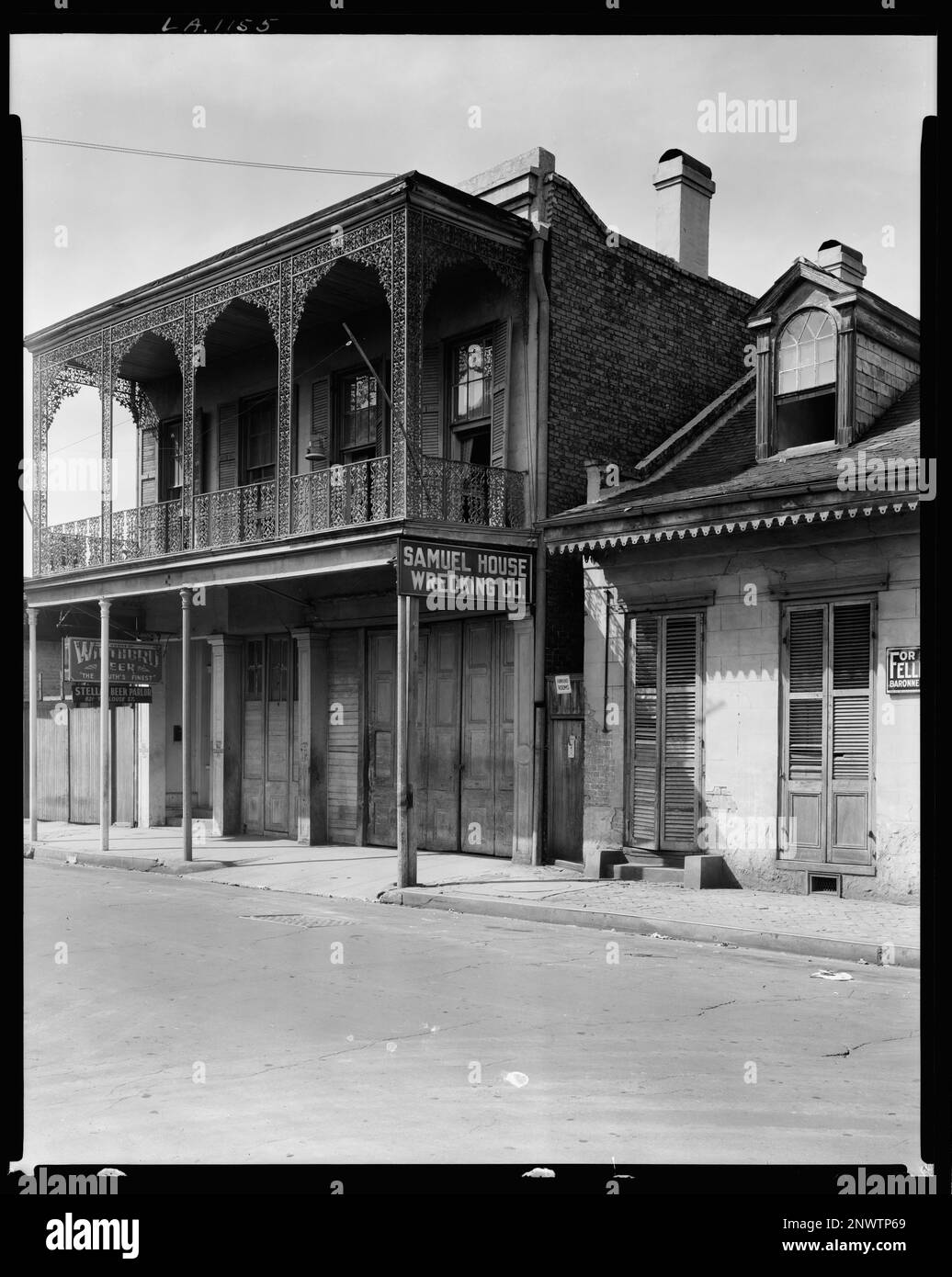 821 825 Toulouse St., New Orleans, Orleans Parish, Louisiana. Carnegie ...