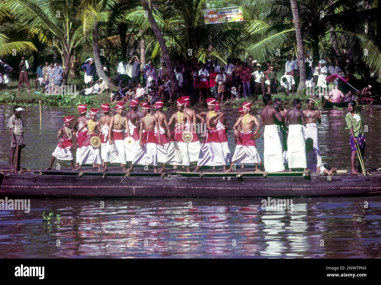 Velakali martial dancers, Procession in Aranmula Boat race during Onam ...