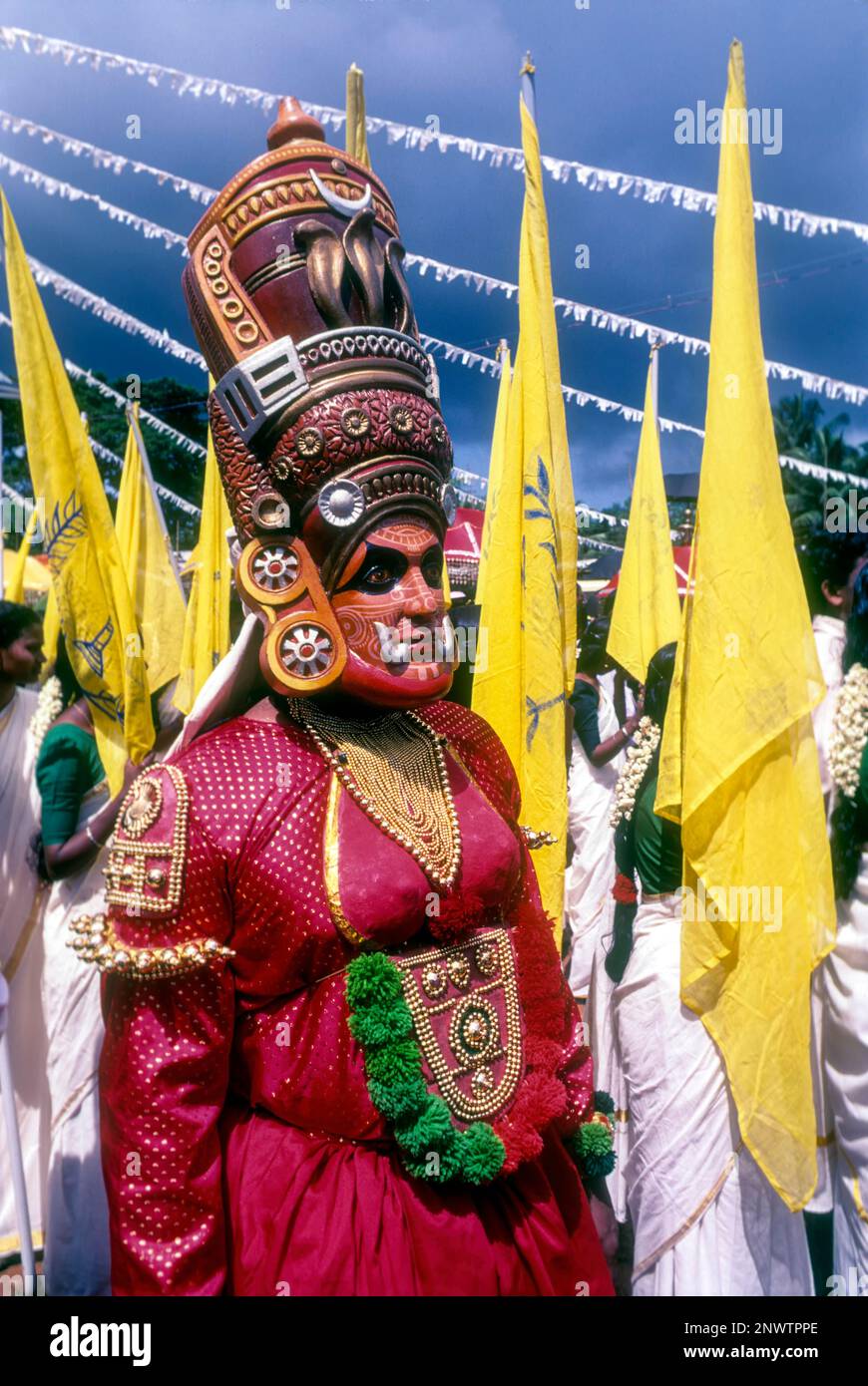 Kummatti in Athachamayam celebration in Thripunithura during Onam near ...