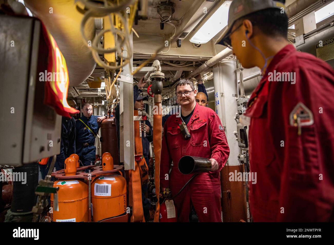 ATLANTIC OCEAN (Jan. 5, 2023) Machinery Repairman 2nd Class Dylan ...