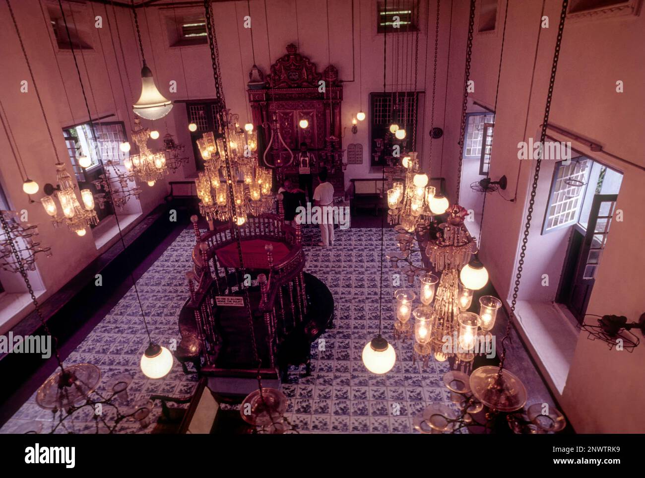 The Paradesi Synagogue of Mattancherry in kochi, built in 1568 A. D ...