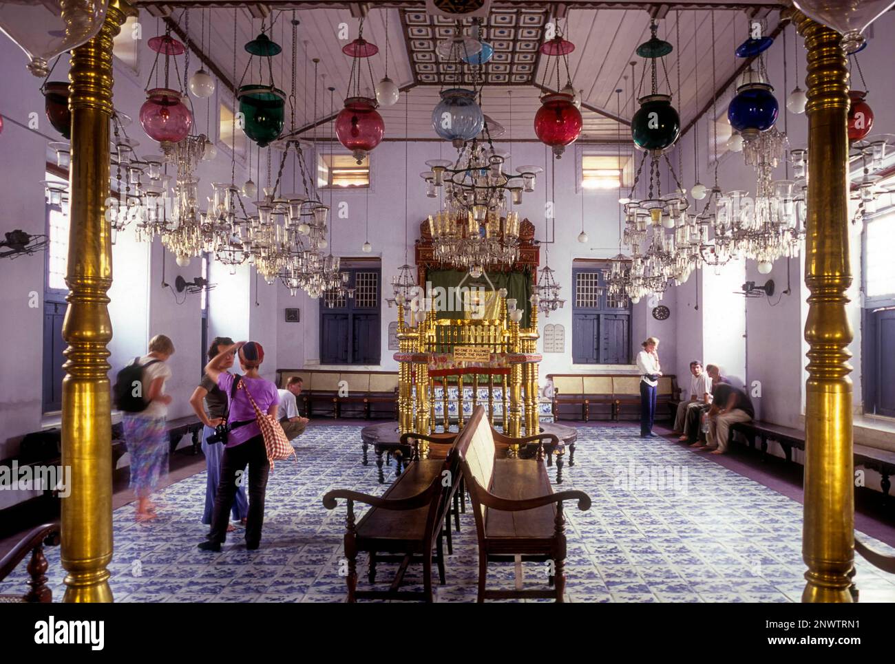 The Paradesi Synagogue of Mattancherry in kochi, built in 1568 A. D ...