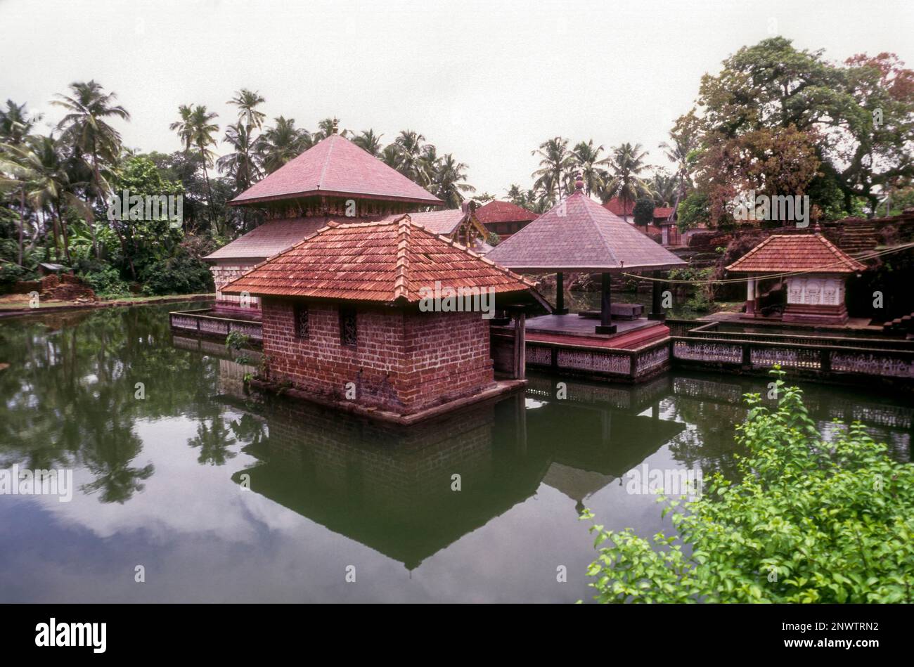 The Ananthapura Lake temple, the only lake temple in Kerala, erected in ...