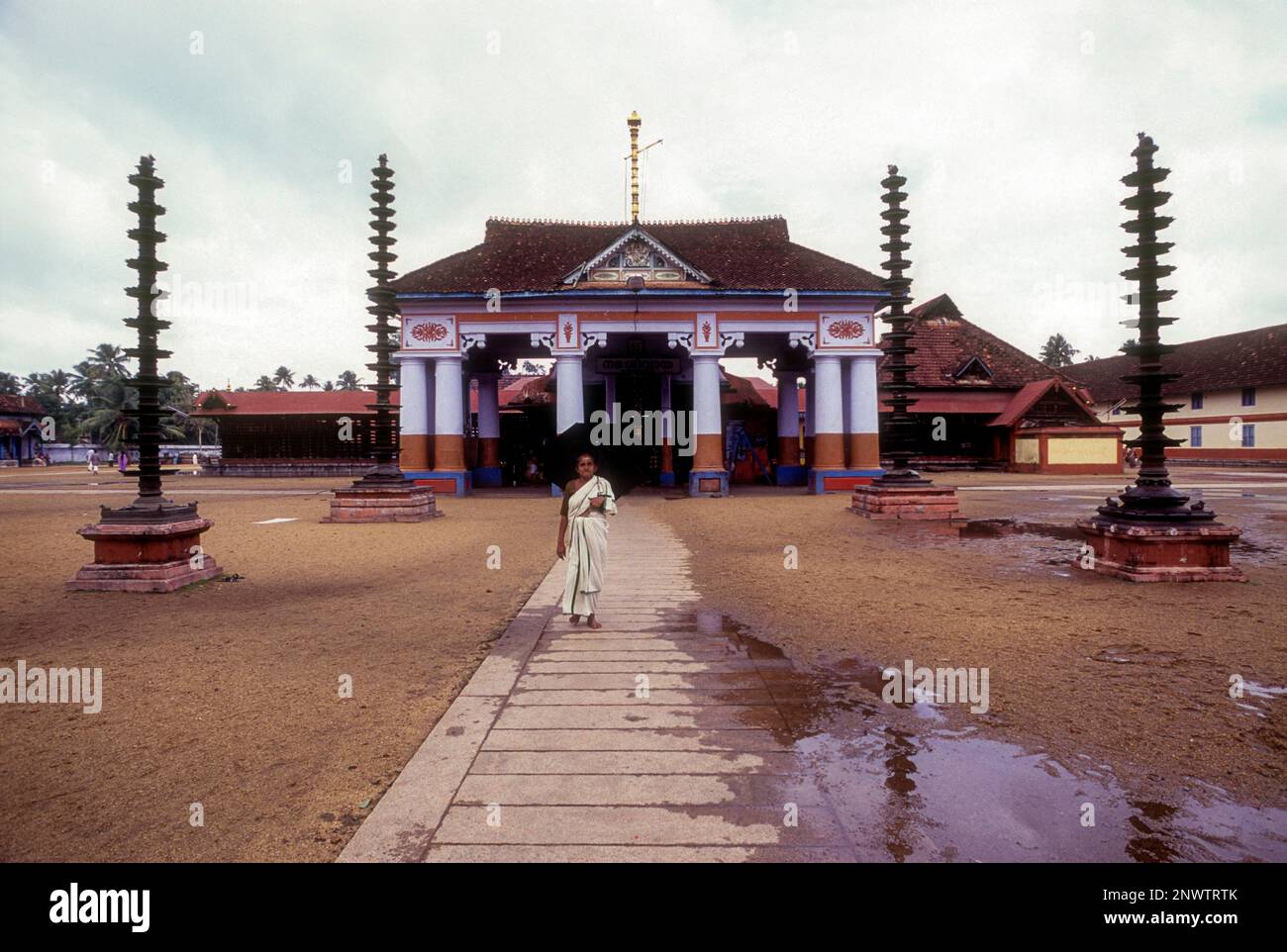Sree Mahadeva temple in Vaikom, Kerala, India, Asia Stock Photo - Alamy