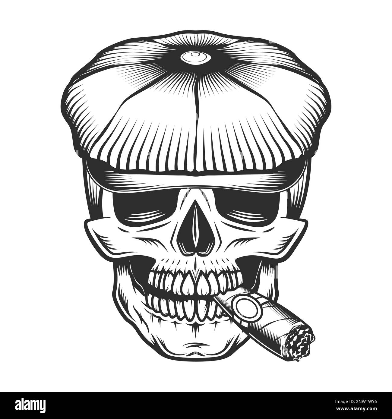 Human skeleton smoking cigar hi-res stock photography and images - Alamy