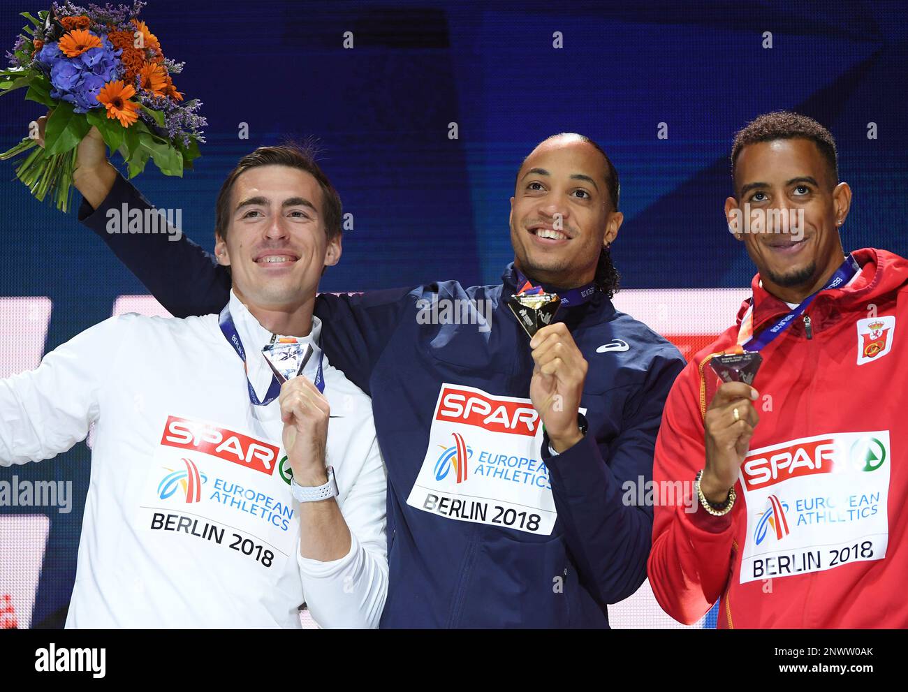 In this Aug. 11, 2018 photo France's gold medal winner Pascal Martinet ...