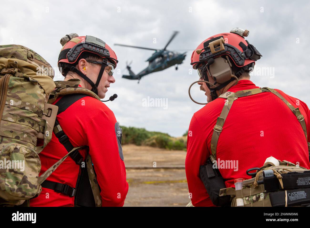Pararescuemen assigned to the 320th Special Tactics Squadron ...