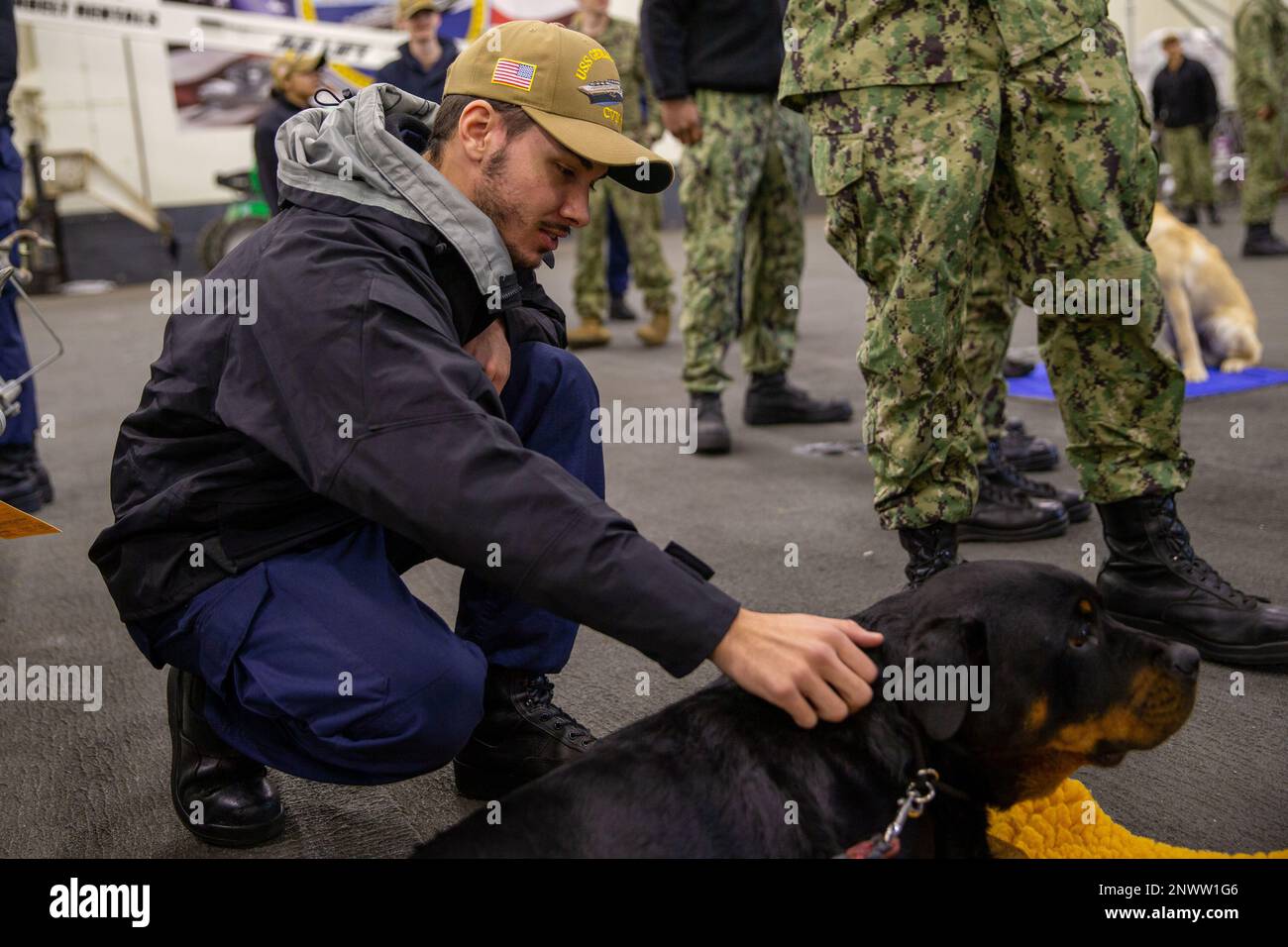 Aviation Boatswain’s Mate (Handling) Airman Riley Breza, from Red Bluff ...