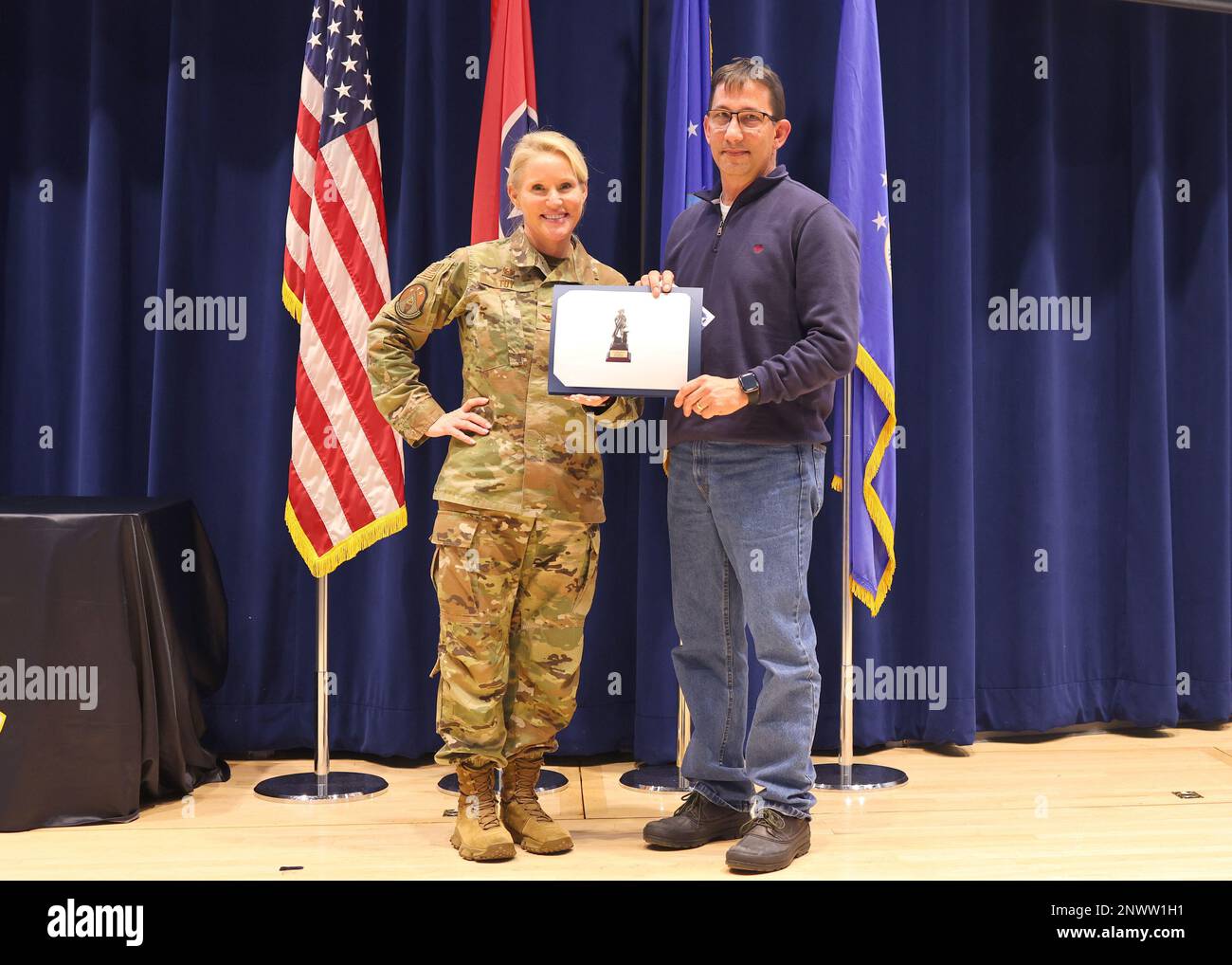 Mr. David Barlow receives the TEC Category III Civilian Annual Award ...