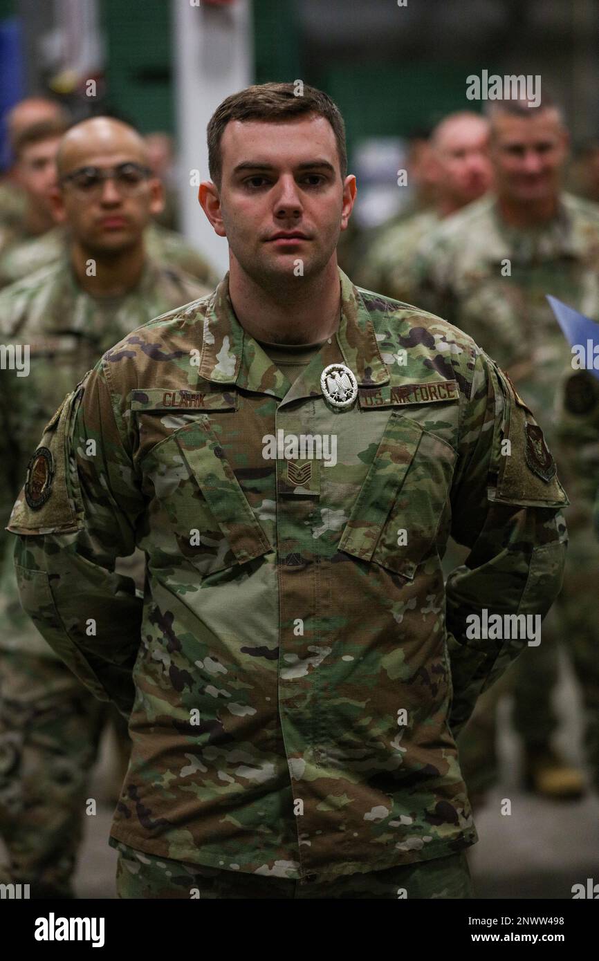 Tech. Sgt. Gabriel Clark, 87th Aerial Port Squadron ramp operations ...