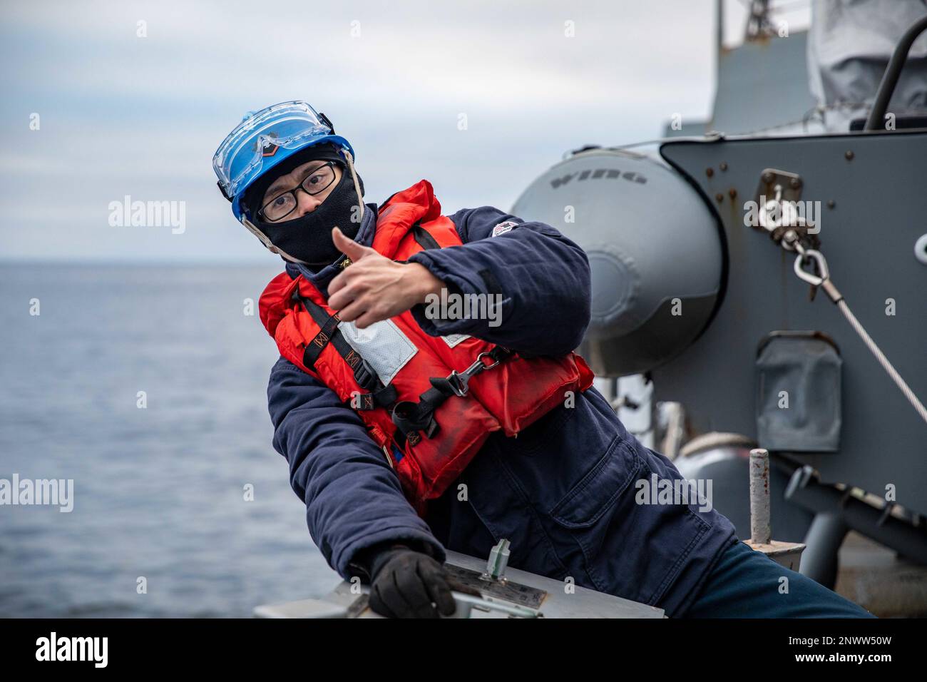 BALTIC SEA (Jan. 21, 2023) Boatswain’s Mate 3rd Class Marlon Kalaw ...