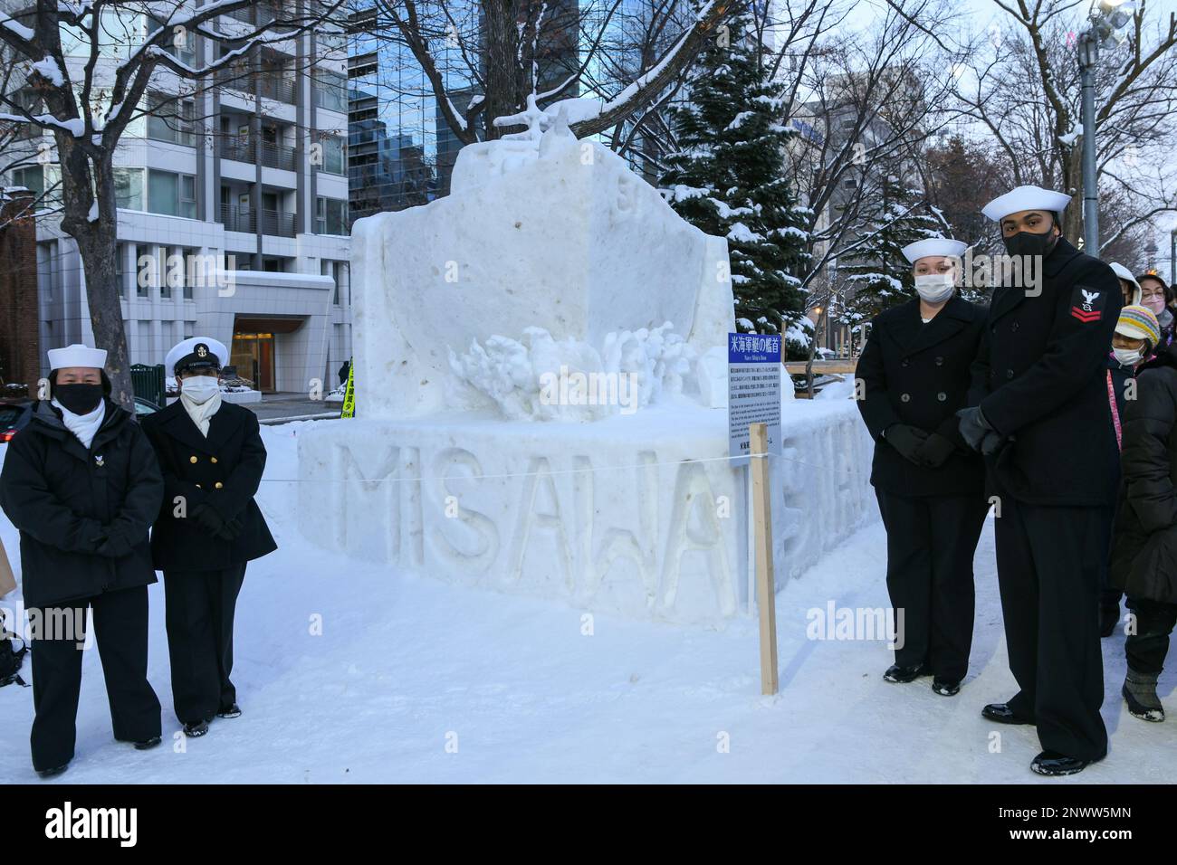 SAPPORO, Japan (Feb. 4, 2023) -Sailors, assigned to Naval Air Facility ...
