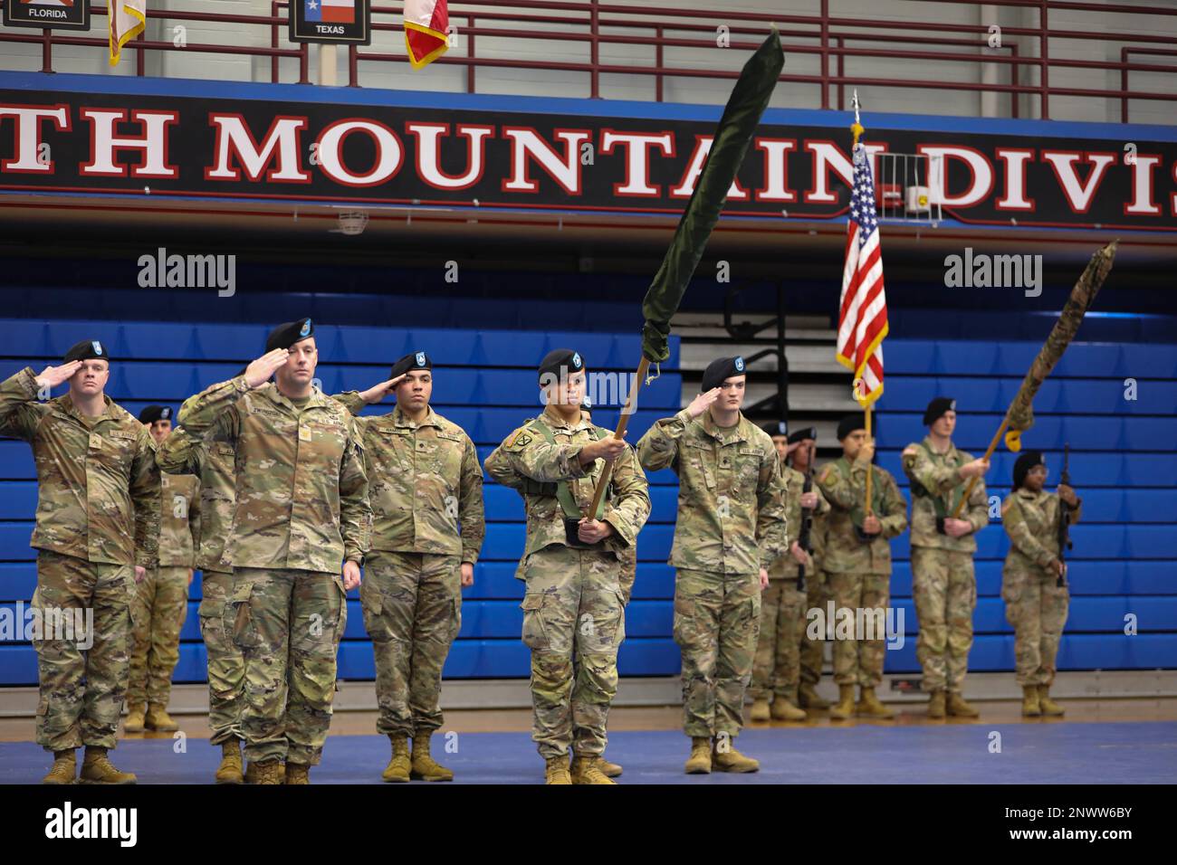 The 1st Brigade Combat Team, ‘Warrior Brigade’, uncased their unit ...