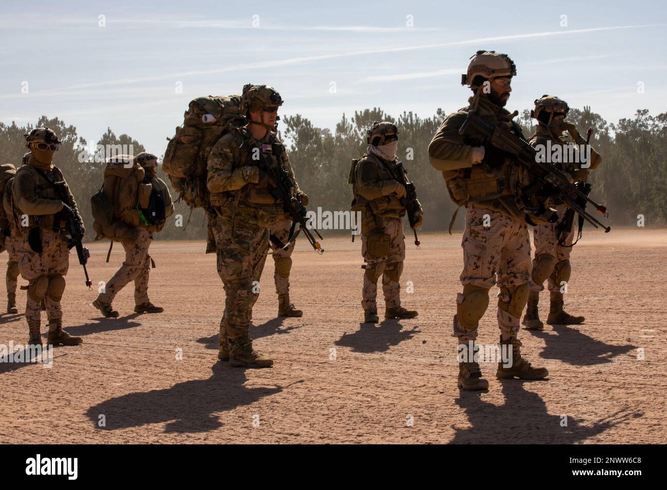 Soldiers from the United Arab Emirates 11th Mountain Battalion and U.S ...