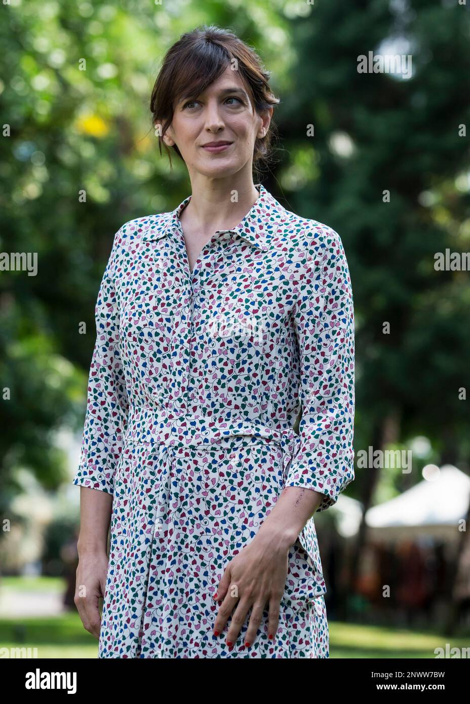 Italian actress Anna Bellato poses during a photocall for the film "L ...
