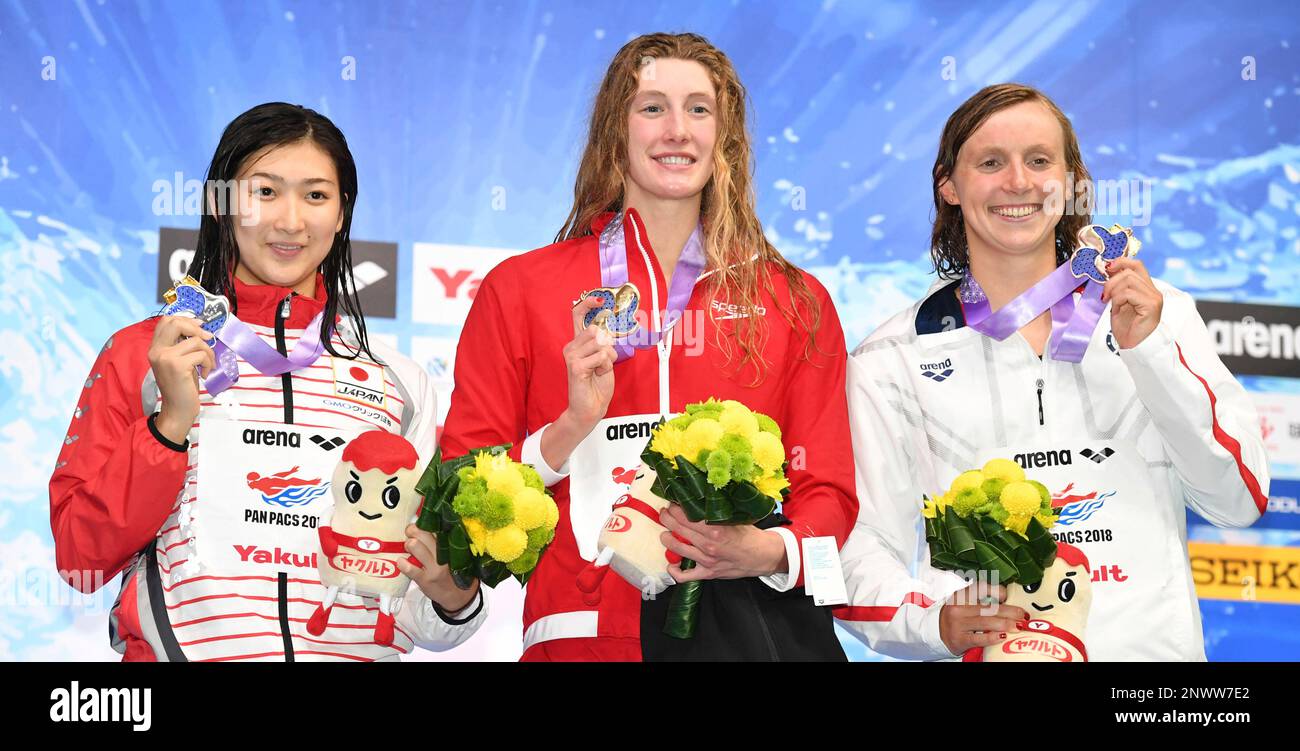 (L-R) IKEE RIKAKO of Japan, silver, RUCK TAYLOR of Canada, winner and ...
