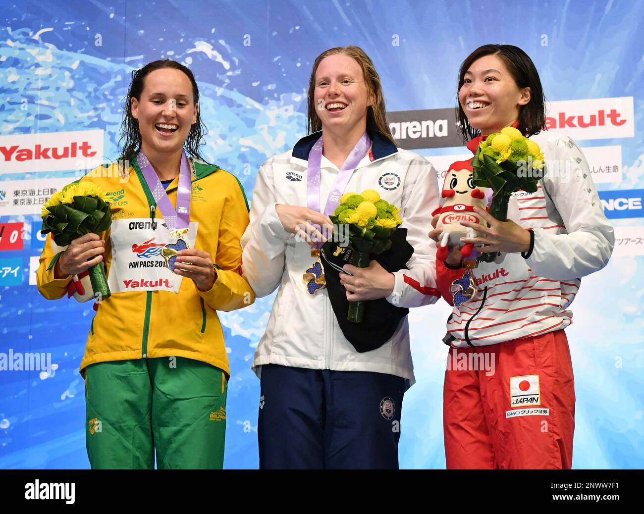 (L-R) HANSEN JESSICA of Australia, silver, KING LILLIA CAMILLE of USA ...