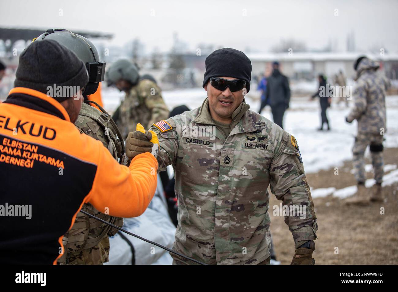 U.S. Army Sgt. 1st Class. Castillo, assigned to 1st Battalion, 502nd ...