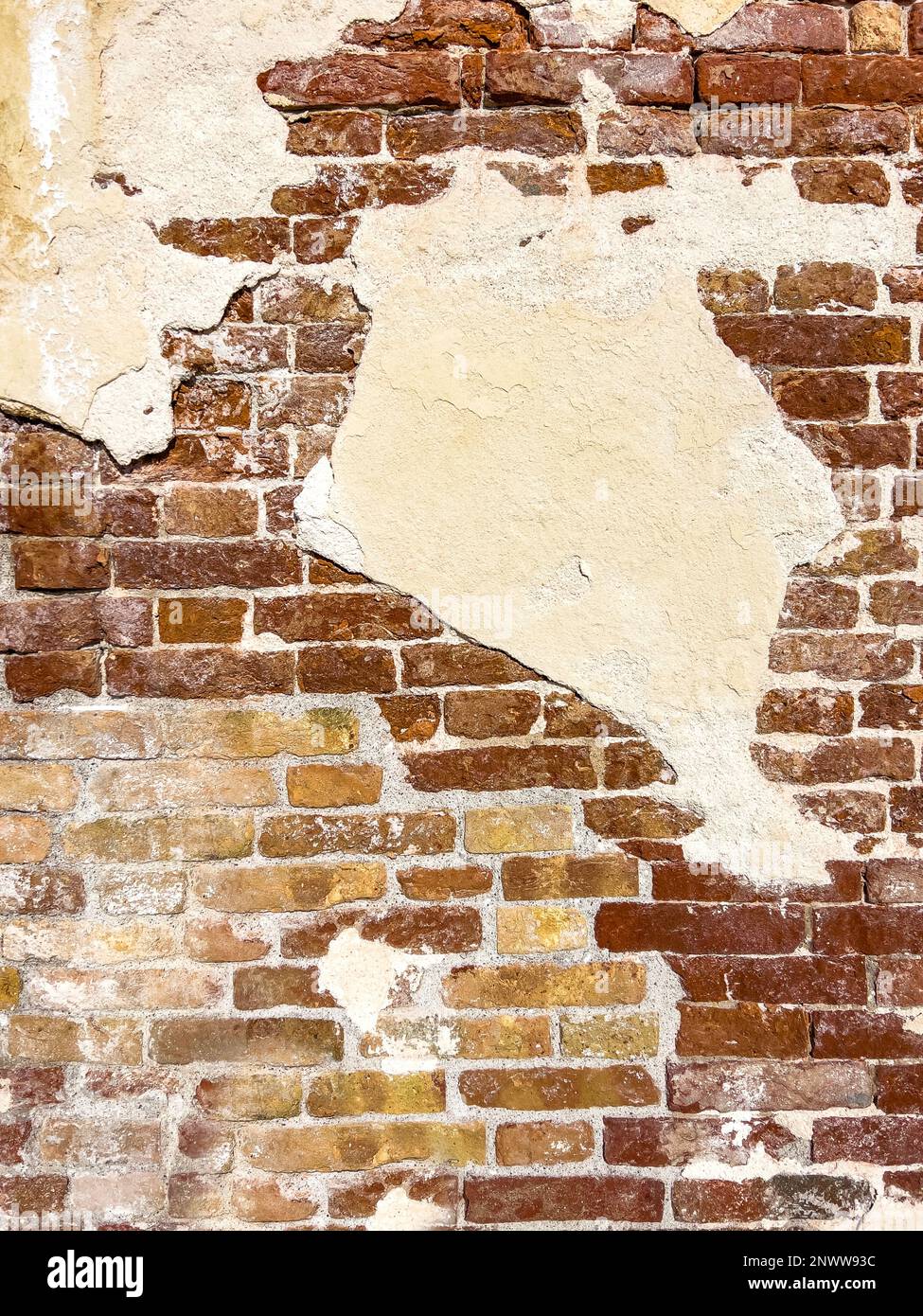 Faint traditional brick textured wall background in design loft style ...