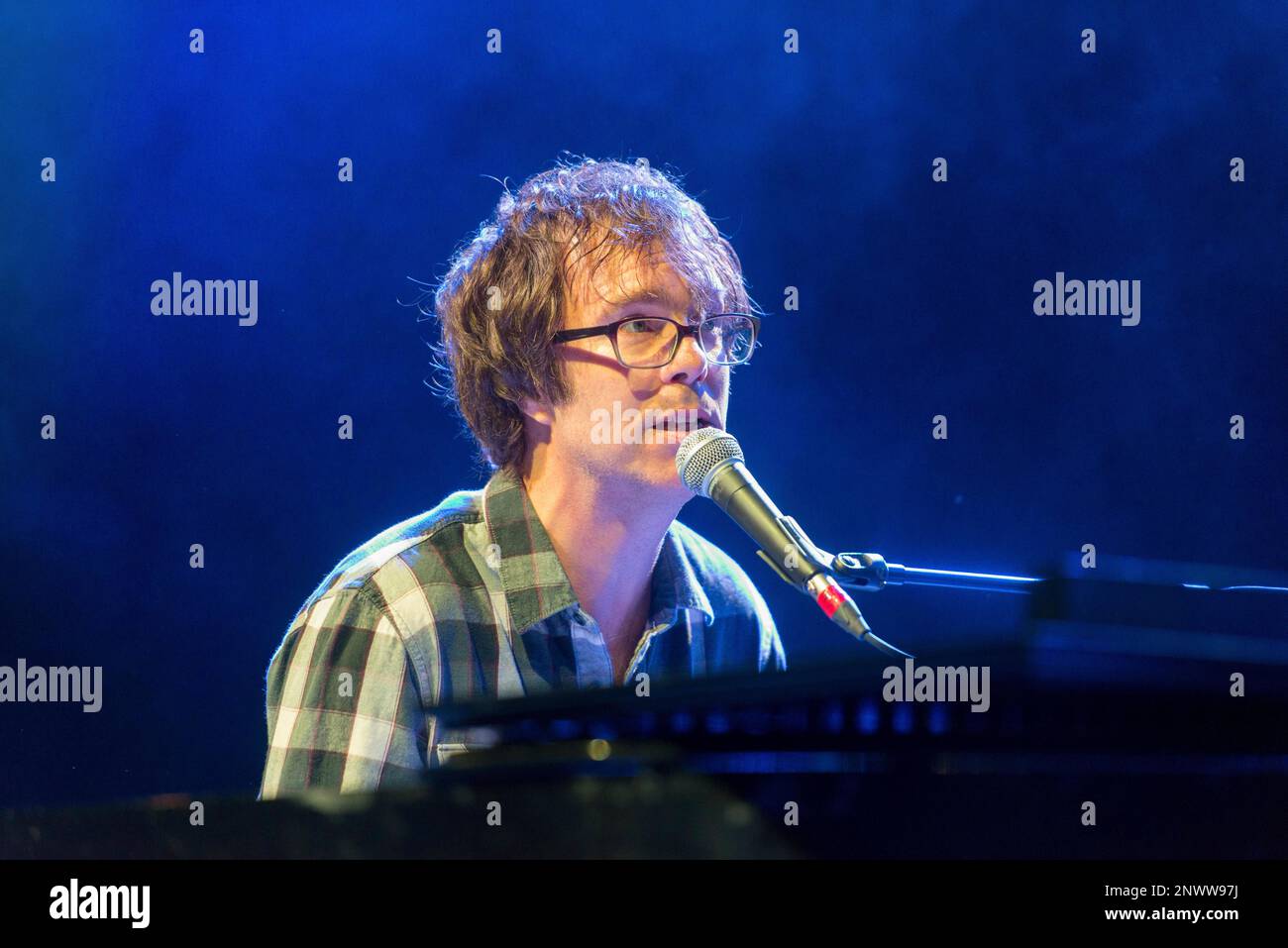 Ben Folds of Ben Folds Five performs at the Greek Theatre on June 23 ...
