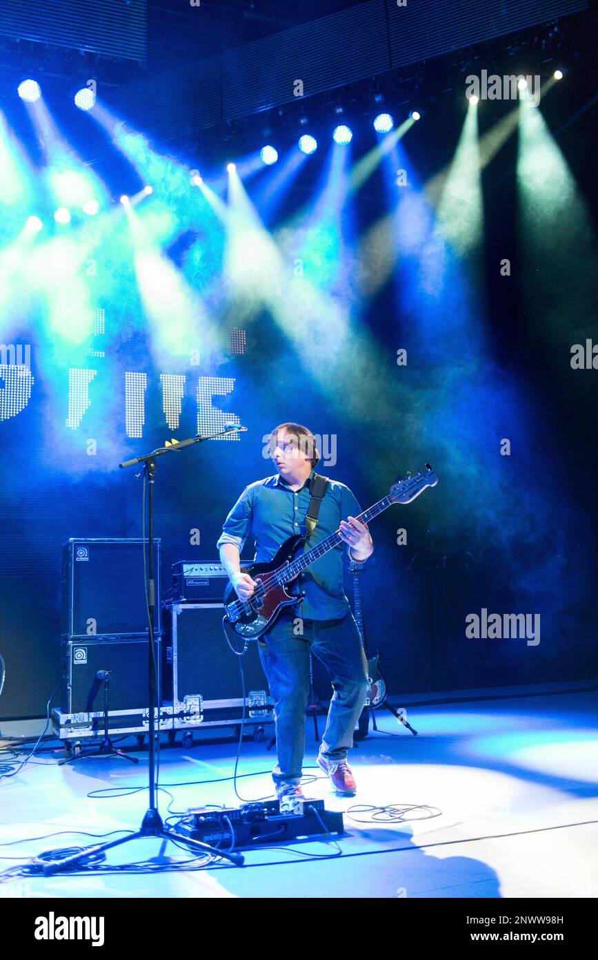 Robert Sledge of Ben Folds Five performs at the Greek Theatre on June ...