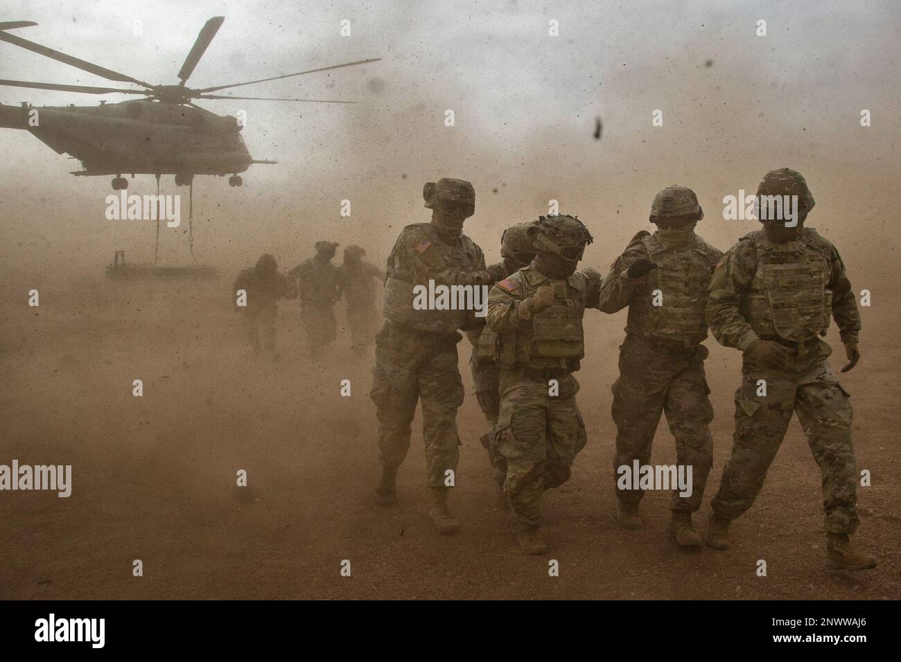 A group of Soldiers, assigned to the 4th Brigade Support Battalion, 1st ...