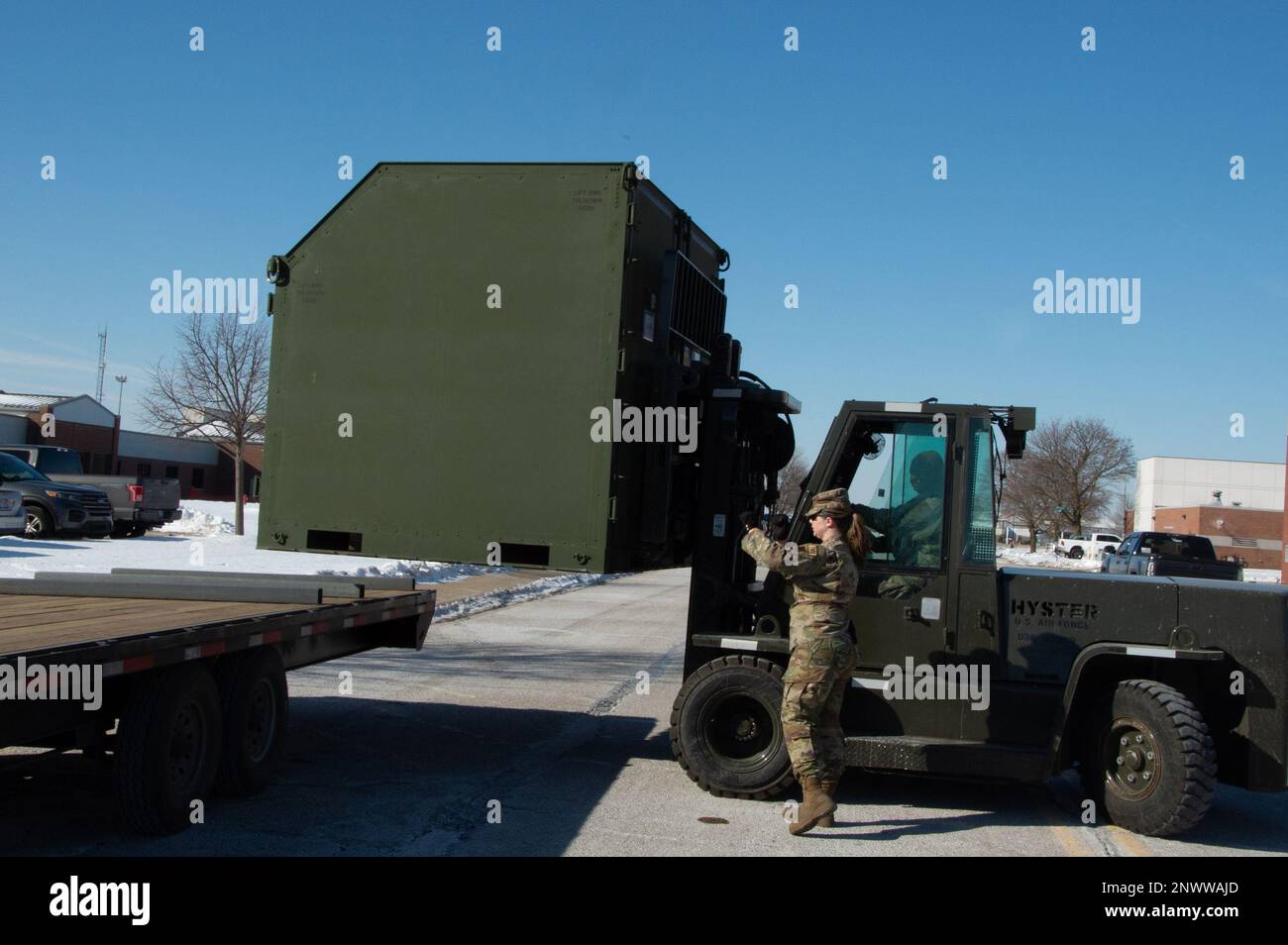 Tech. Sgt. Brandon Pritchett and Staff Sgt. Jessica Buckley both with ...