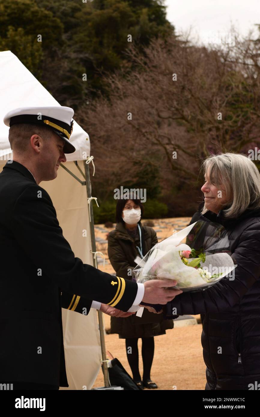 YOKOHAMA, Japan (Feb. 14, 2023) Lt. j.g. Nicolas Tobin, U.S. Navy Staff ...