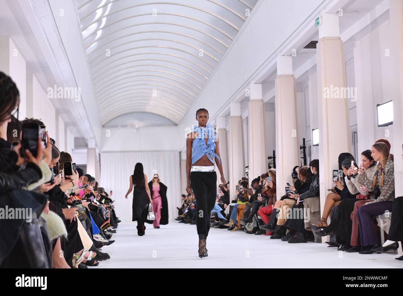 A model walks the runway of Vaillant Studio Womenswear Fall Winter 2023 ...