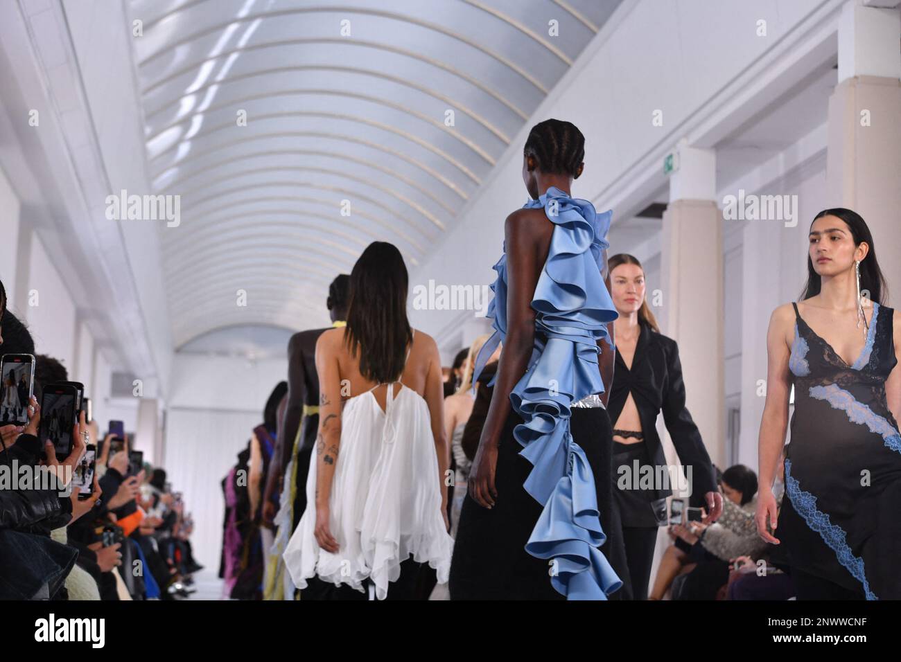 A model walks the runway of Vaillant Studio Womenswear Fall Winter 2023 ...