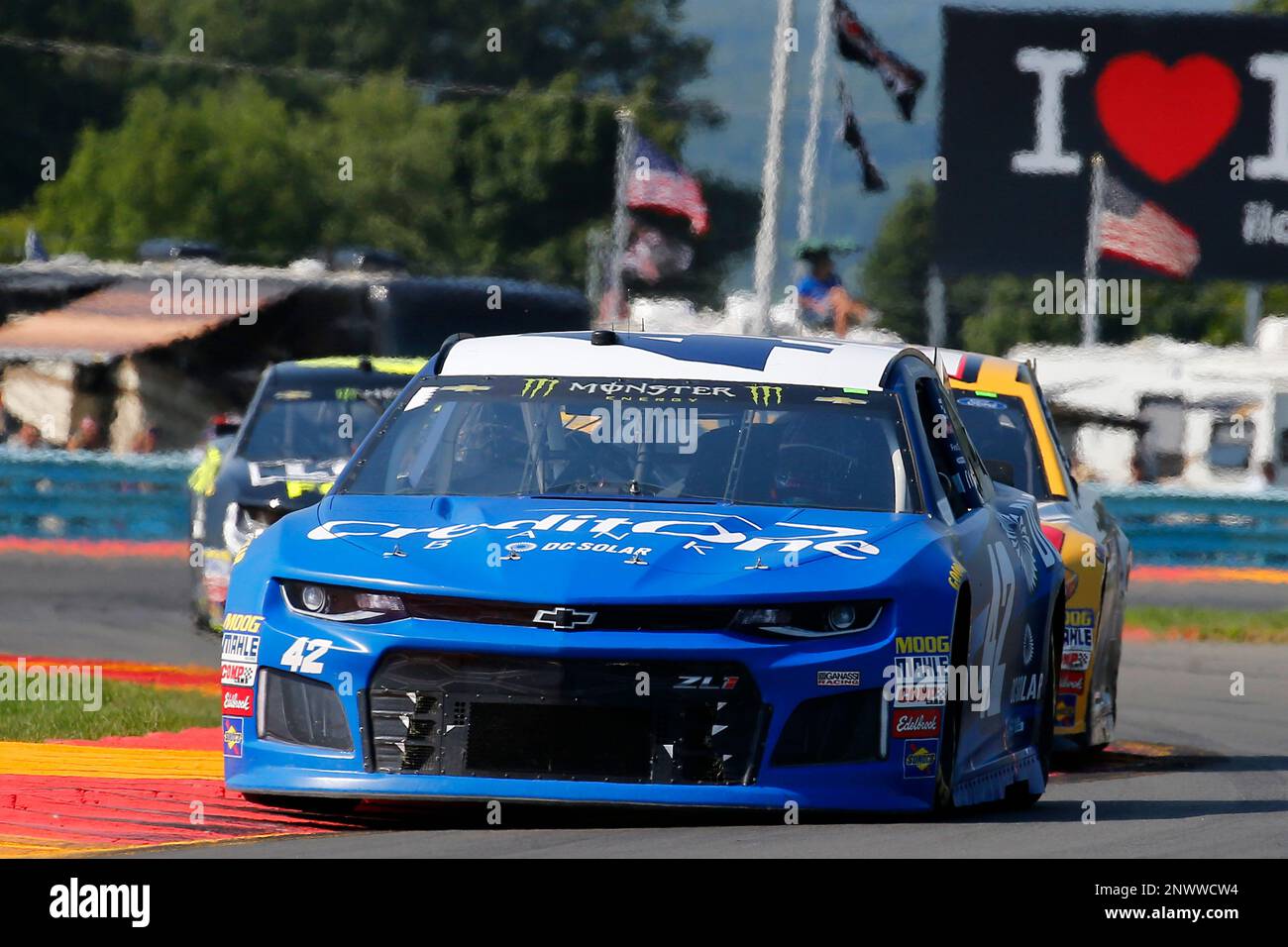 Kyle Larson, Chip Ganassi Racing, Chevrolet Camaro Credit One Bank/DC ...