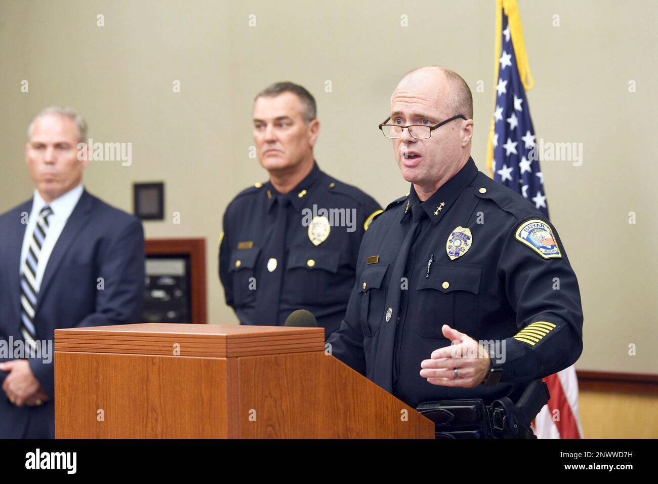 Bryan police Chief Eric Buske speaks about the search for 3-year old ...
